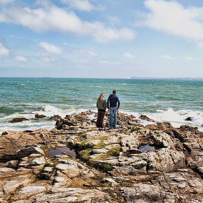 Les chambres de l'hôtel L'Escale Marine - Crozon