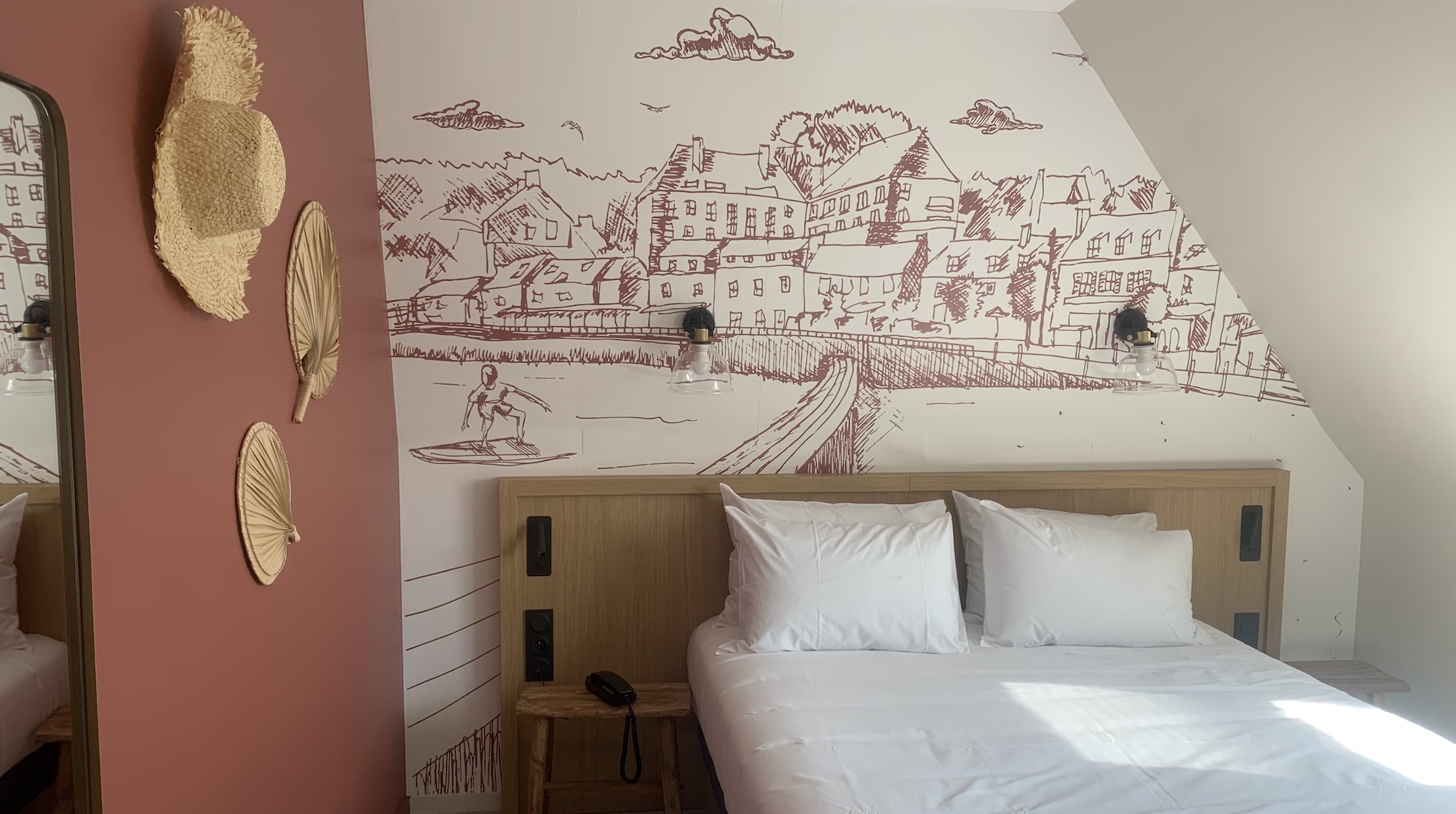 Les chambres de l'hôtel L'Escale Marine - Crozon